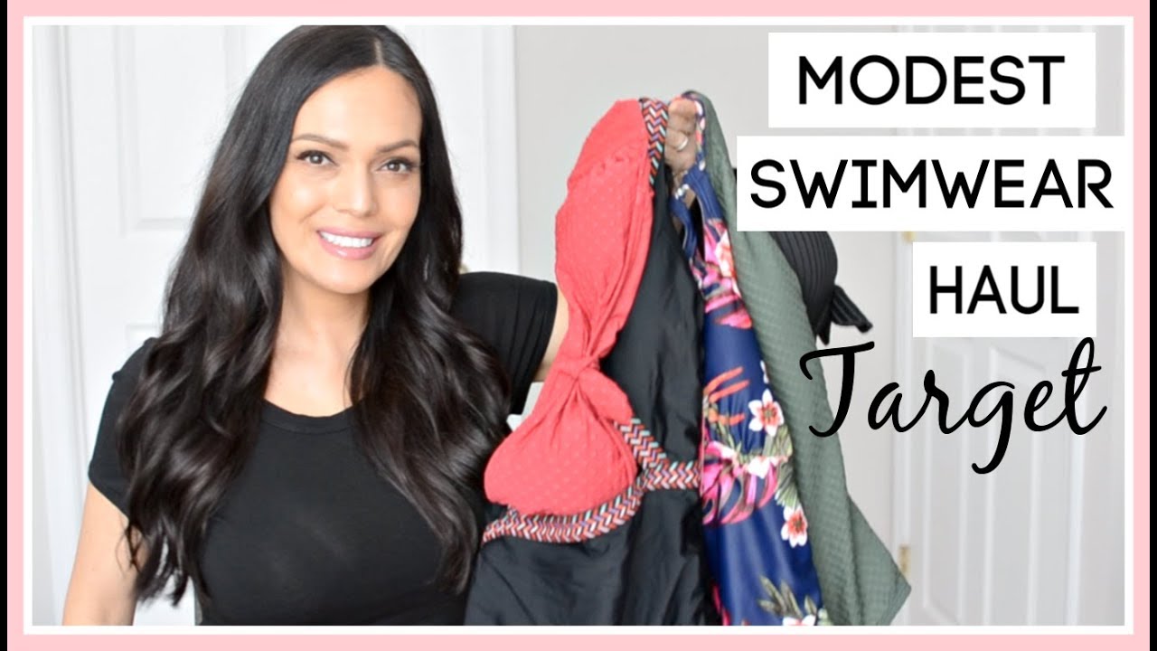 Modest Swimwear Haul 2019 Target. Target swimwear Haul 2019!! - YouTube