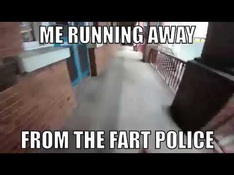 Running from the fart police - YouTube