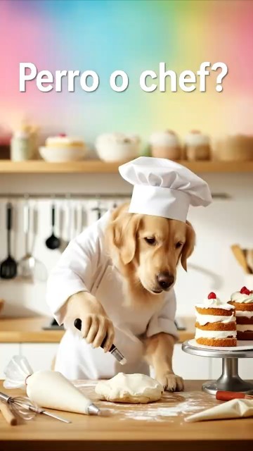 🎂🐶 El perro que tiene su propio canal de cocina | El Chef más Viral ...