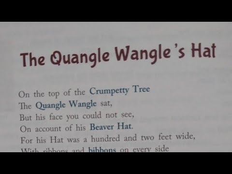 The Quangle Wangle's Hat Poem In Hindi | By Edward Lear | Ratnasagar ...