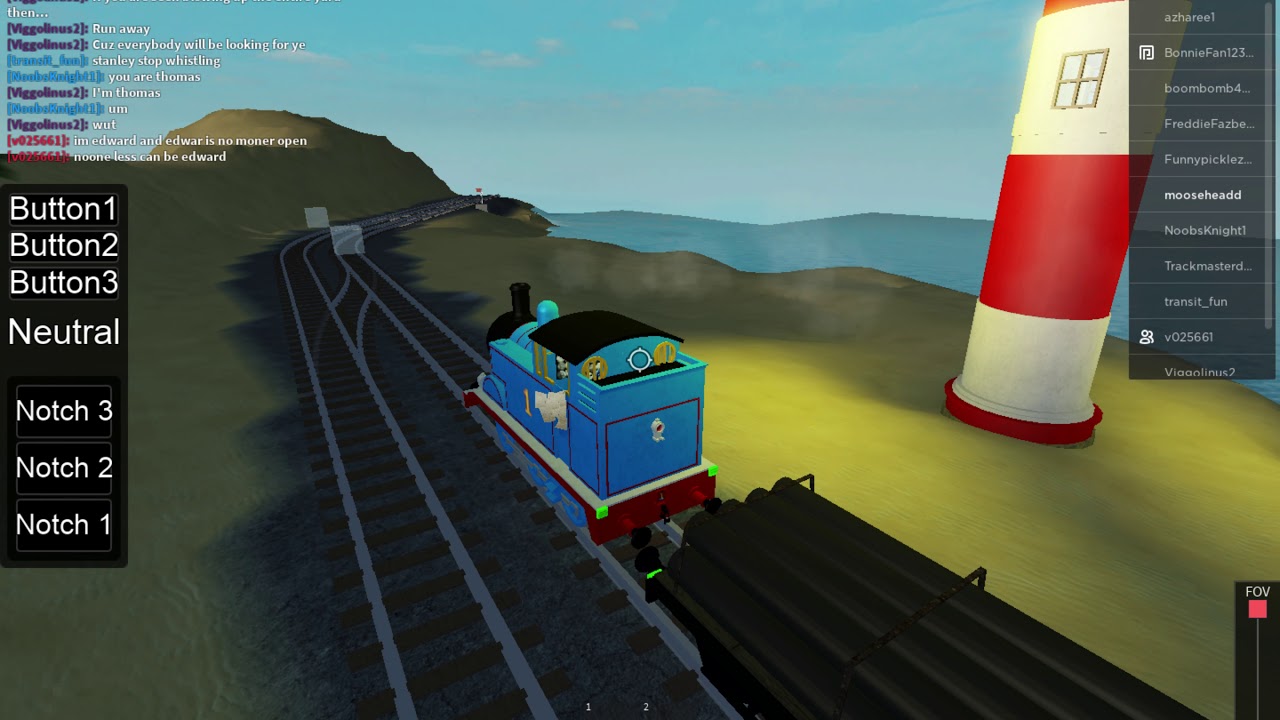 Thomas falls into the water - YouTube