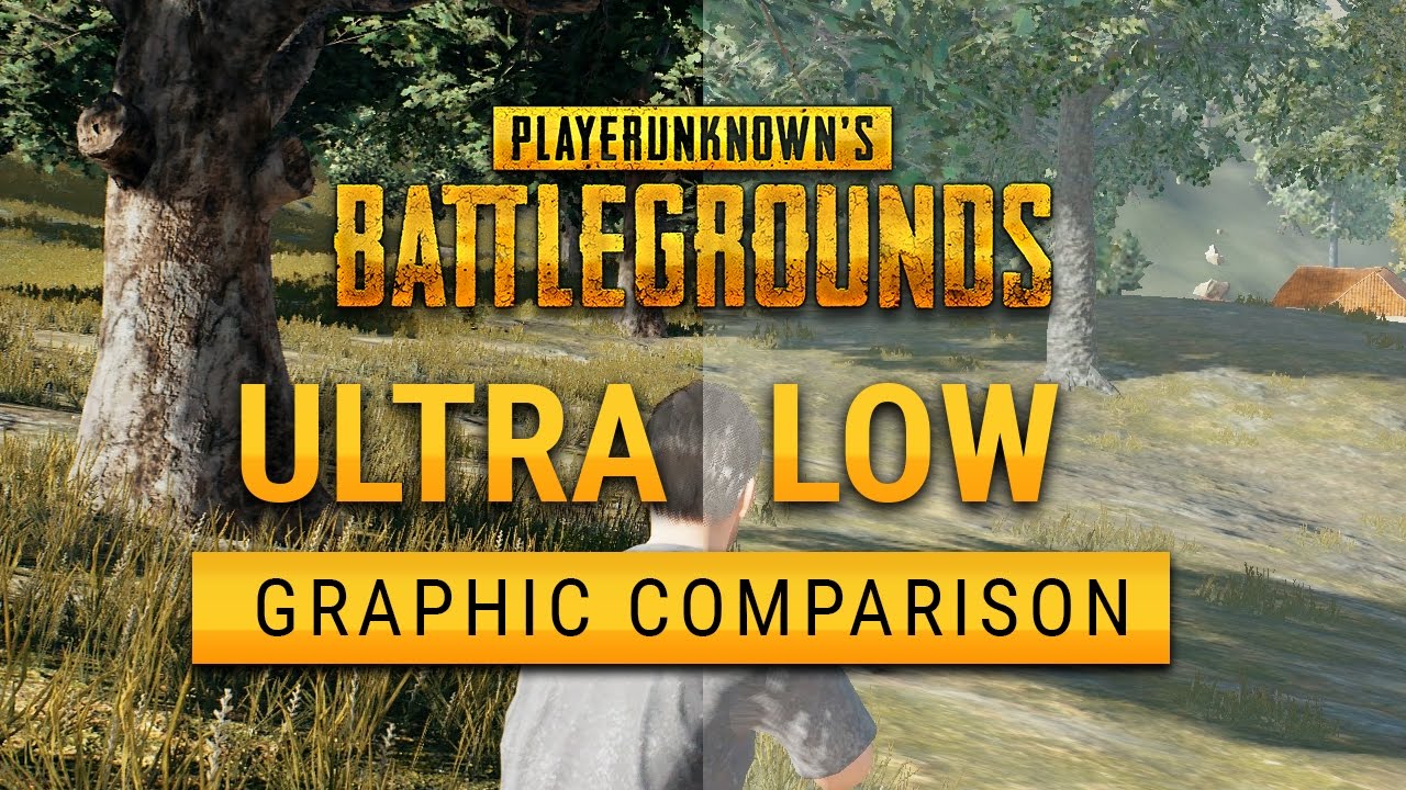Playerunknown's Battlegrounds Graphic Comparison (PUBG, 1440p) - YouTube