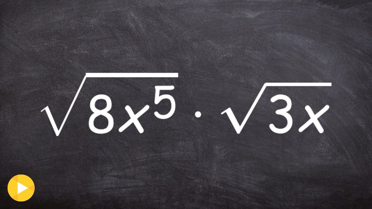 multiplying-two-radical-expressions-together-by-simplifying-first-youtube
