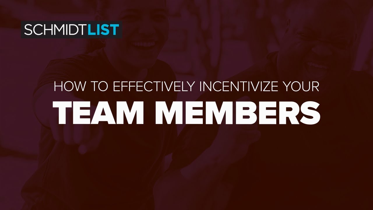 How to Effectively Incentivize Teams - YouTube