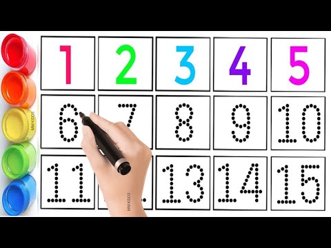 Learn Counting 1 to 100 | 123 numbers | one two three, 1 से 100 तक ...