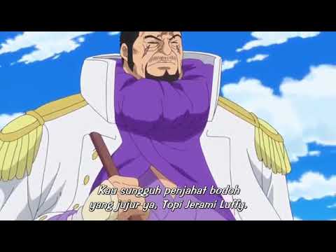 Fujitora menyesal membutakan matanya, karna tidak bisa melihat luffy