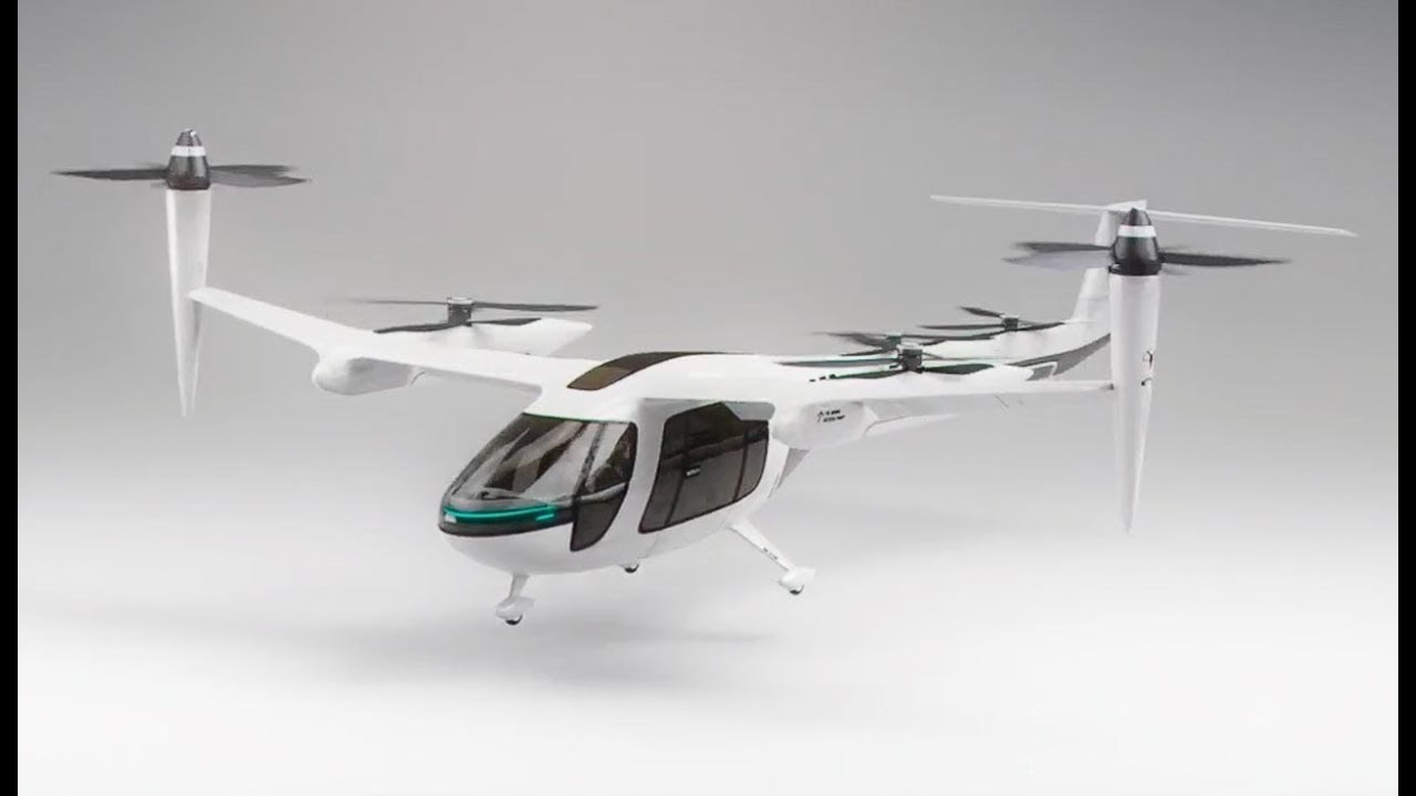 Uber eVTOL Common Reference Model - turntable preview - YouTube