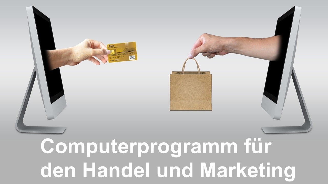 Computerprogramm für den Handel und Marketing. - YouTube