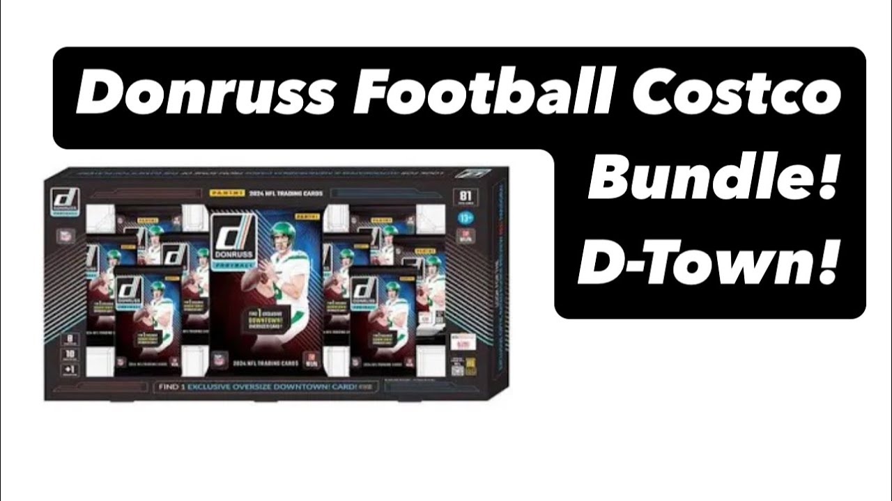 2024 Donruss Football Costco Bundle! - YouTube