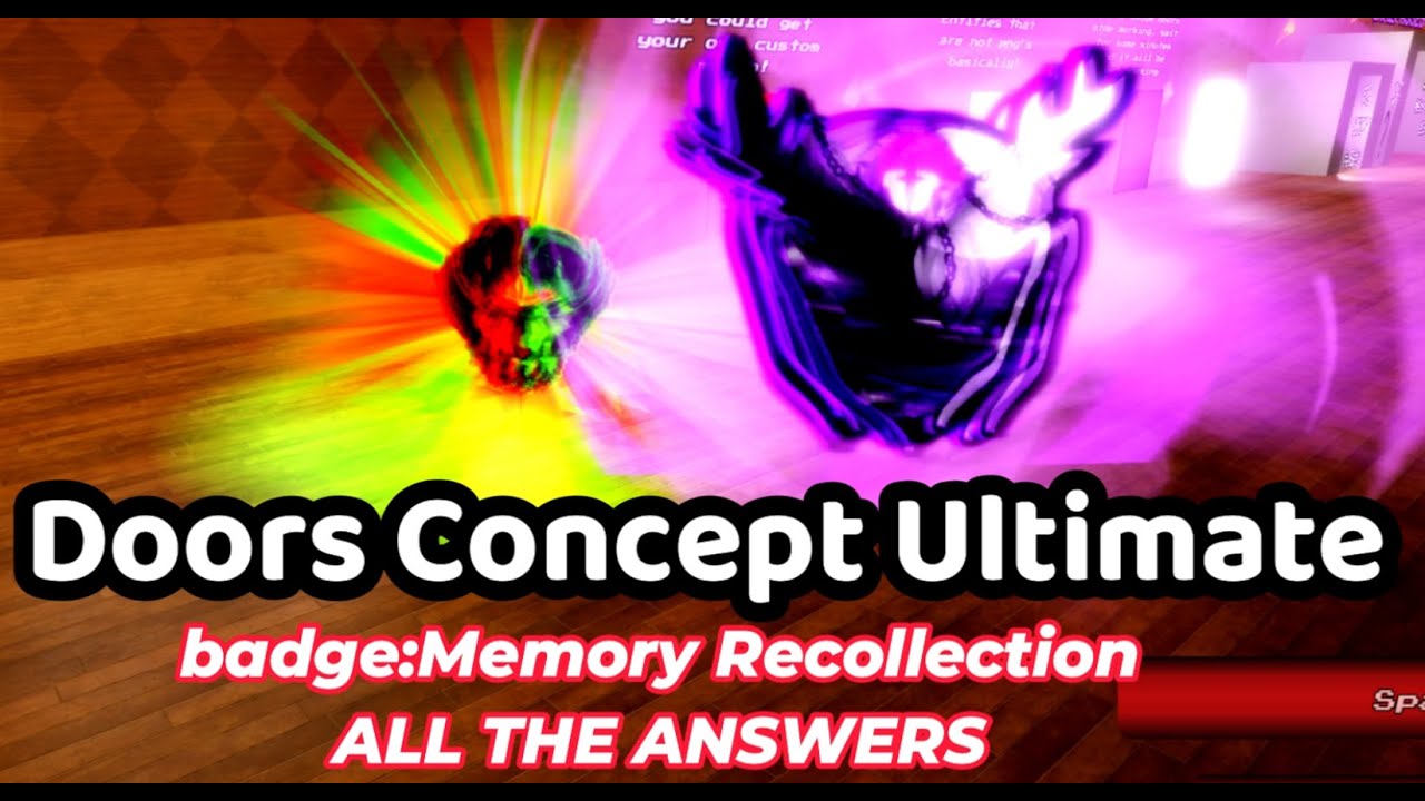 Roblox:"Doors Concept Ultimate" BADGE:MEMORY RECOLLETCTION(All The ...