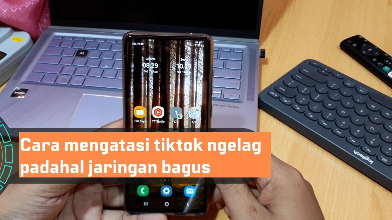 Cara mengatasi tiktok ngelag padahal jaringan bagus - YouTube