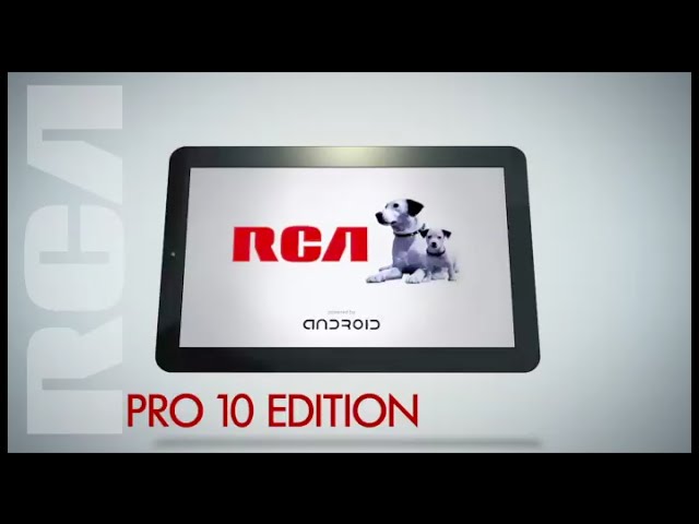 Tablet Rca Logo RCA Pro 10 Edition Tablet With Keyboard Folio