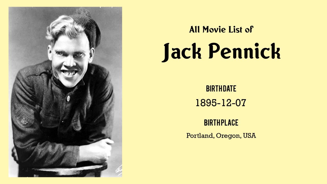 Jack Pennick Movies list Jack Pennick| Filmography of Jack Pennick ...