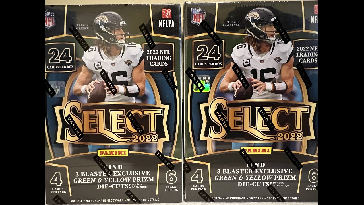 New Release Select Football 2022 Blaster Boxes!! Zebra Hunting! I Hit a ...