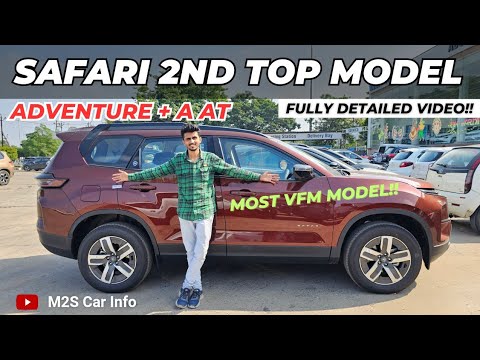 Tata Safari 2nd Top Model💥!! Safari Adventure Plus A AT | Supernova ...