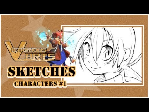 Victorious Arts Sketches Characters - YouTube