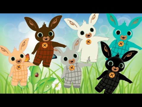 Bing Bunny Learn Colours BLACK WHITE GREY BROWN & MORE! - YouTube
