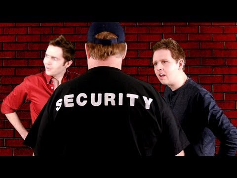 SECURITY TAKES DOWN PUNKS!