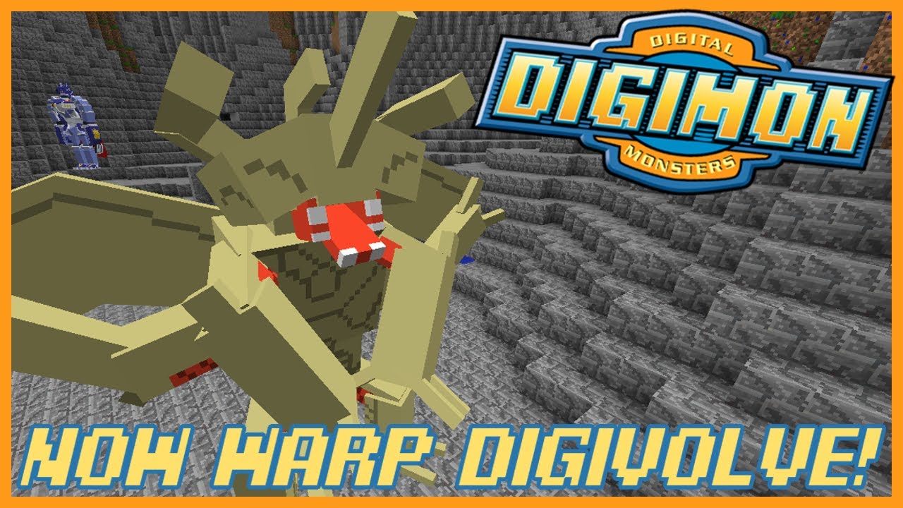 THE ONLY CHOICE NOW WARP DIGIVOLVE! Minecraft Digimobs Mod - YouTube