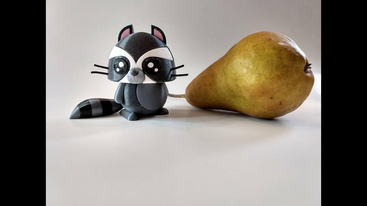 FreeCAD Exploded Assembly of Raquel the Raccoon - YouTube