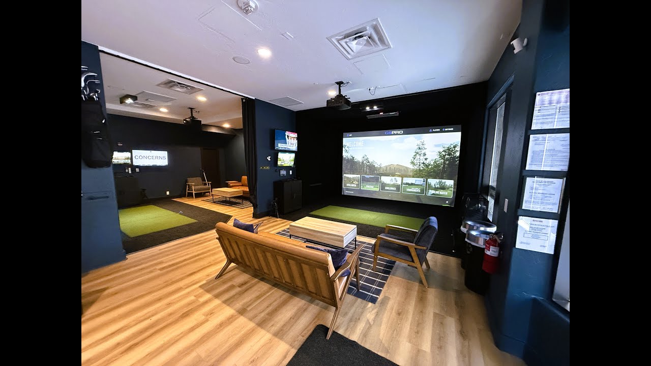 Ski To Tee Golf Simulator by Virtual Tee in Keystone, CO - YouTube