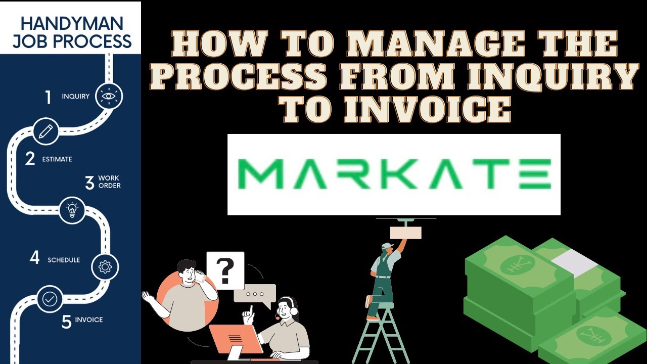 Markate app|Use markate CRM to run your home service business - YouTube