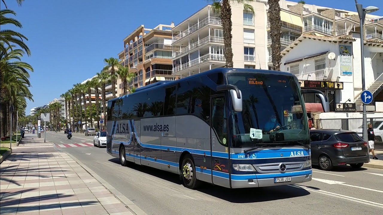 Circulación autobuses y autocares Alsa, Plana, Hife - Pg. Jaume I Salou ...
