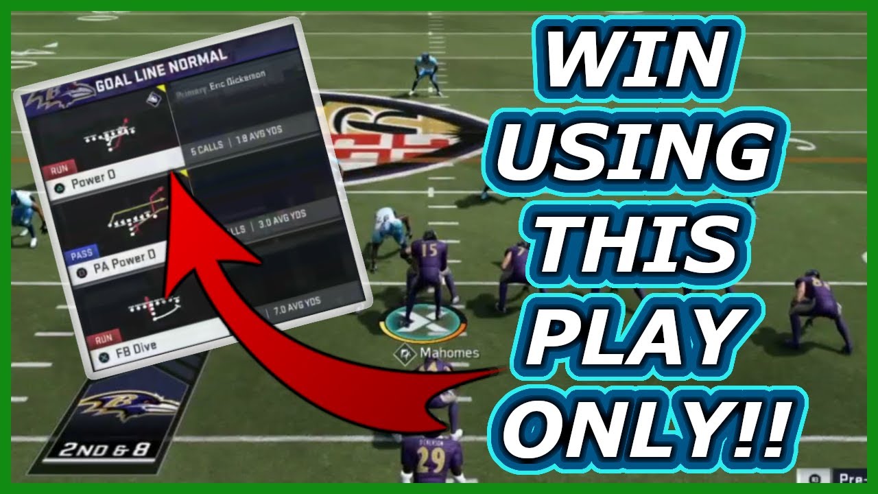 Dominating with only Goal Line Offense!! Madden 20 Game Play - YouTube