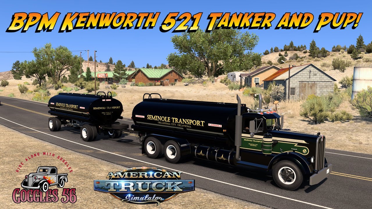 ATS | BPM Kenworth 521 Rigid Chassis Fuel Tanker and Pup! - YouTube