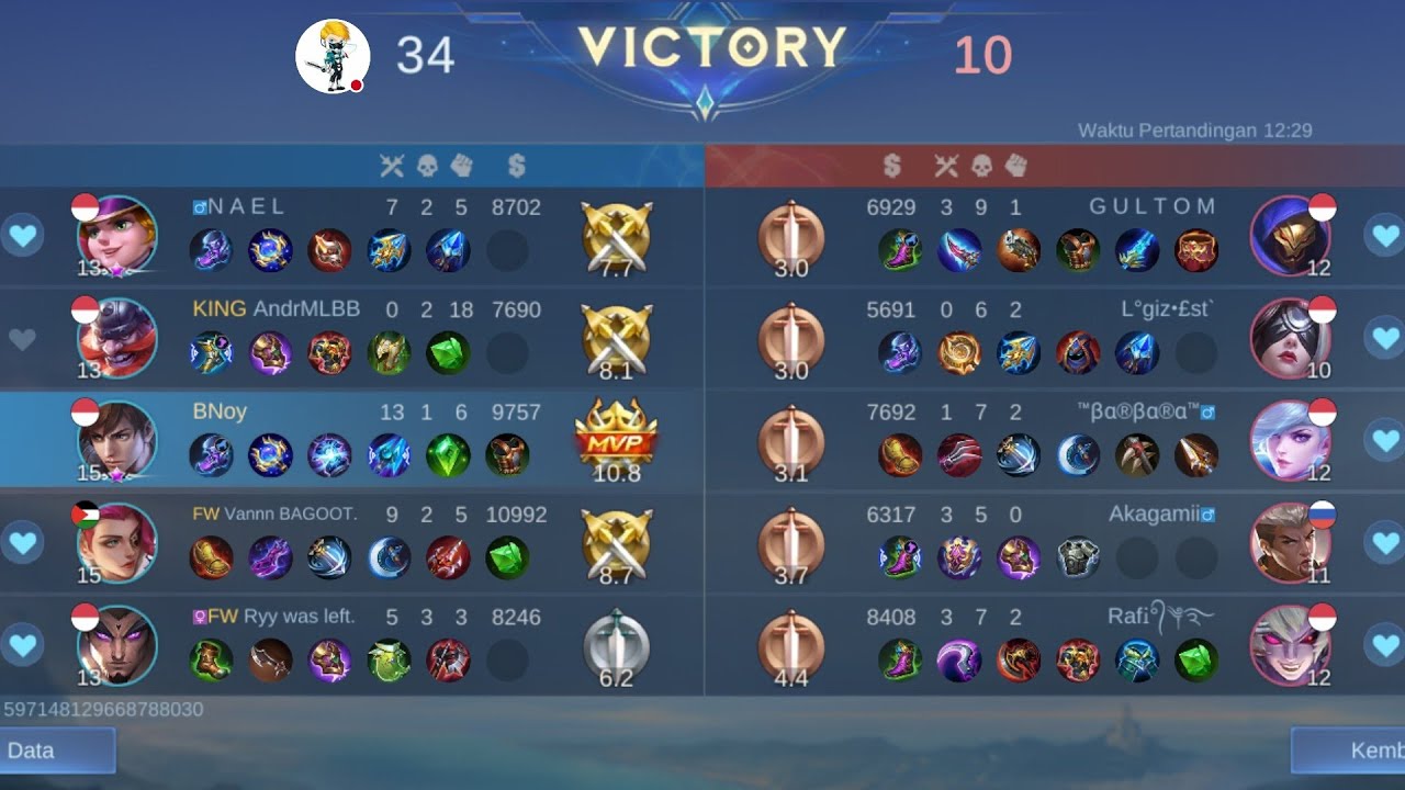 PUSH RANK #1 - SEASON 26 || ML LIVE (MOBILE LEGEND LIVE) - YouTube