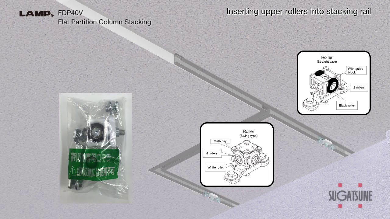 FDP40V Stackable Partition System Sugatsune India - YouTube