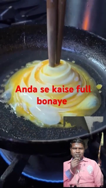 Anda se kaise full bonaye! How to make eggs 🥚 rose 🌹 #anda recipe 😋 # ...