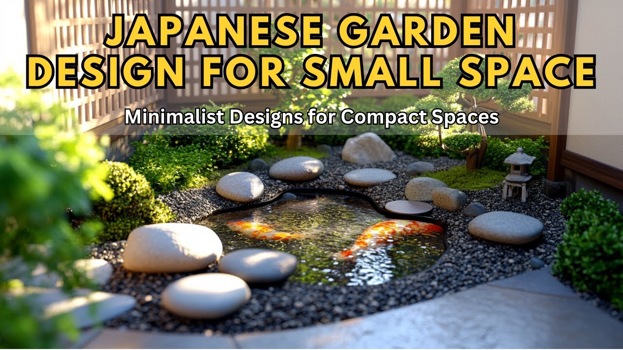 Japanese Garden Design for Small Space - Minimalist Designs for Compact ...