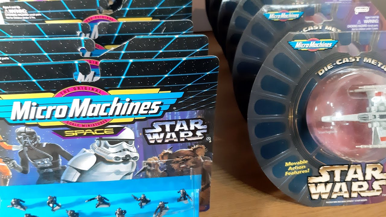 SW Micro Machines Character packs and Die cast Vehicles. - YouTube