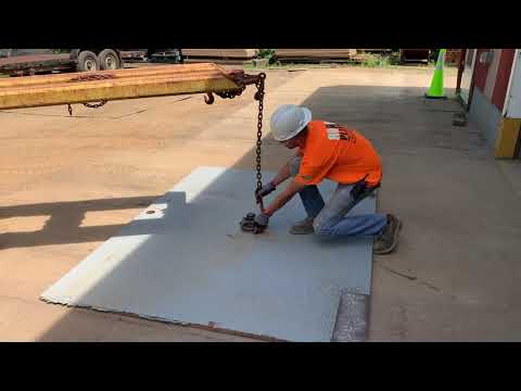 Safe ACTEK lift ring operation - YouTube