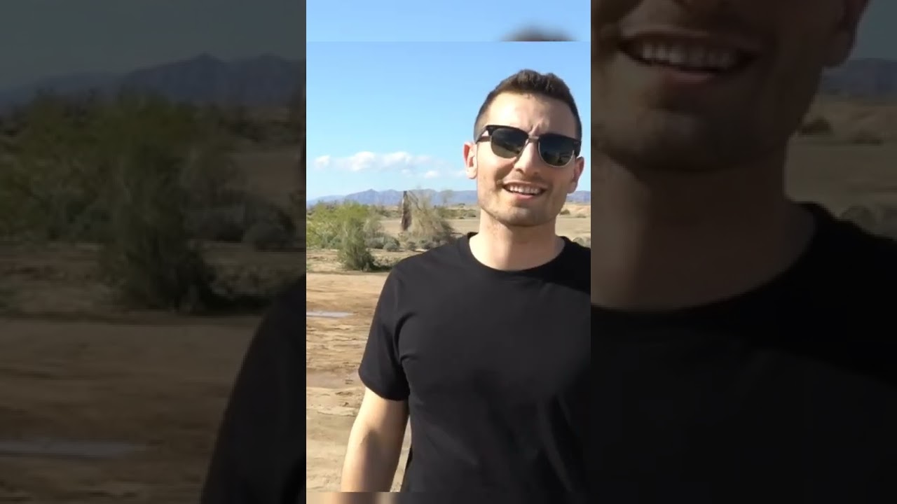 Matt Dajer visiting the salvation mountain! Yes Theory - YouTube