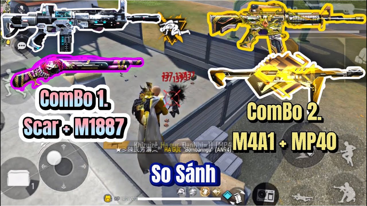 [Free Fire] So Sánh 2 ComBo Súng Quốc Dân Mạnh Nhất Trong Game, Đâu Là ...