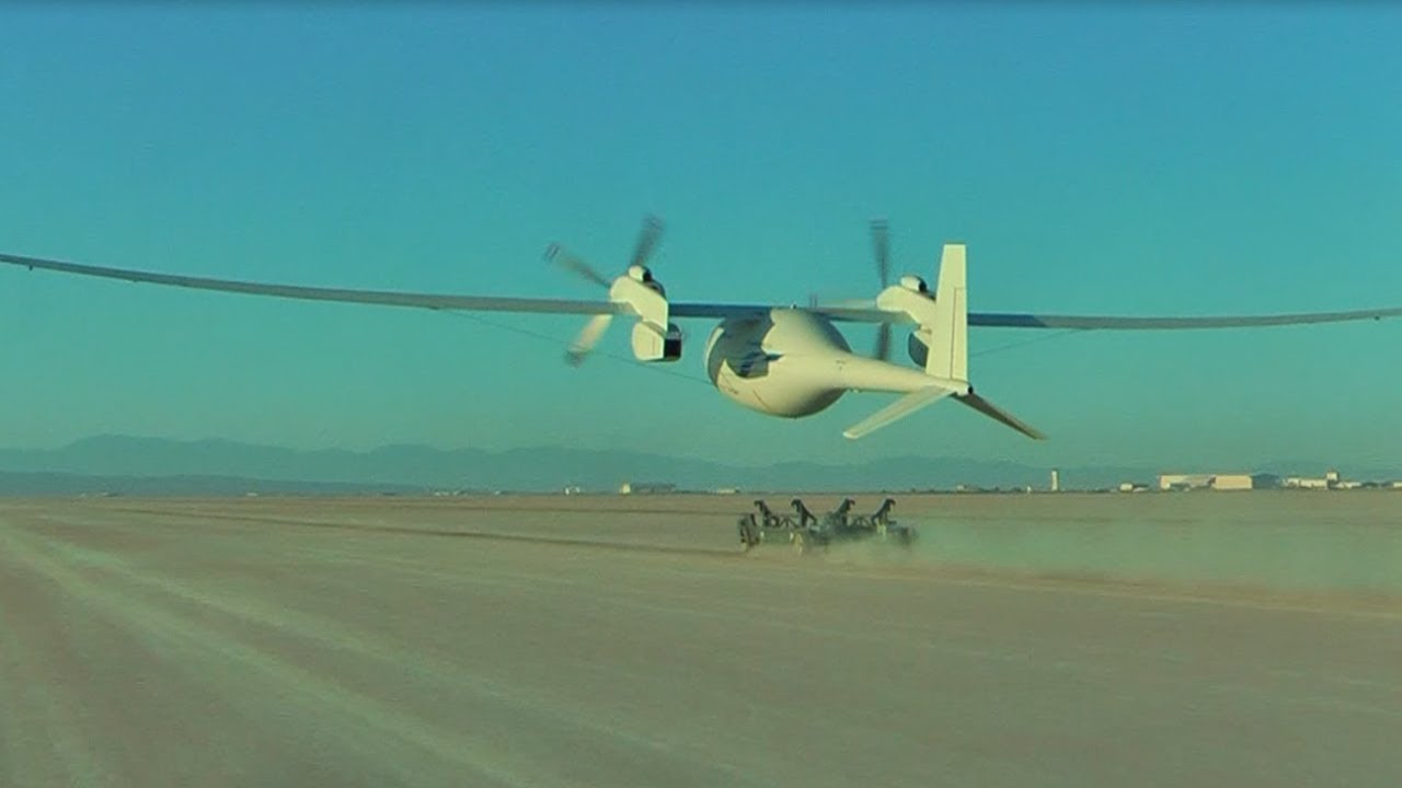 Boeing Phantom Eye's First Flight - YouTube