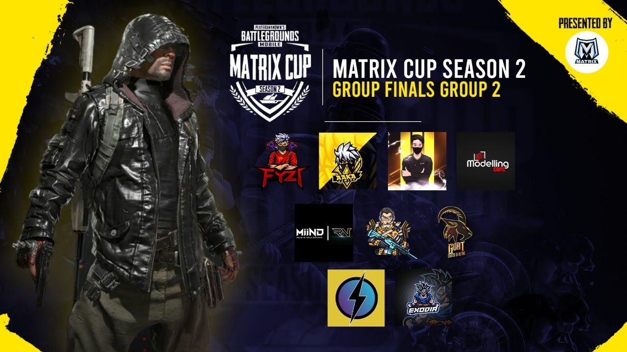 🔴 MATRIX CUP SEASON 2| GROUP FINALS [GROUP - 2] | Ft : EXODIA ,RIP MIZO ...