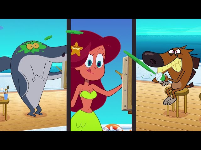 ZIG AND SHARKO | Paint Lesson (SEASON 3) New episodes | Cartoon ...