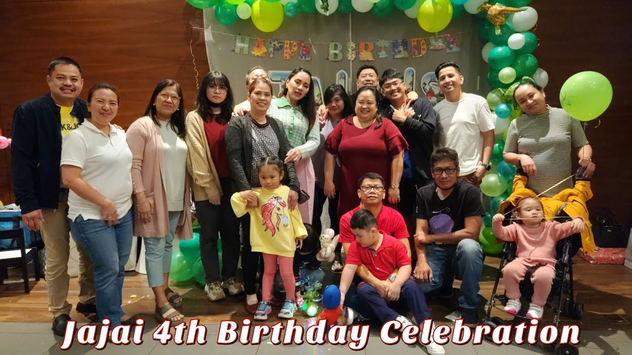 Jajai 4th Birthday Celebration I Jaden Palma - YouTube