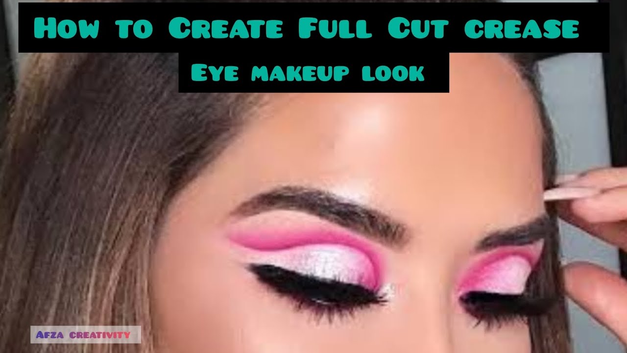 How to Create Cut crease eye makeup || Cut crease eyeshadow || Eid ...