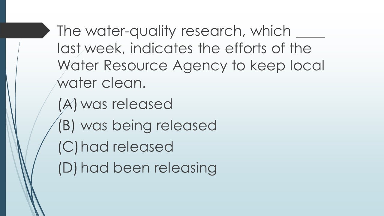 多益文法 was released, was being released, had released - YouTube