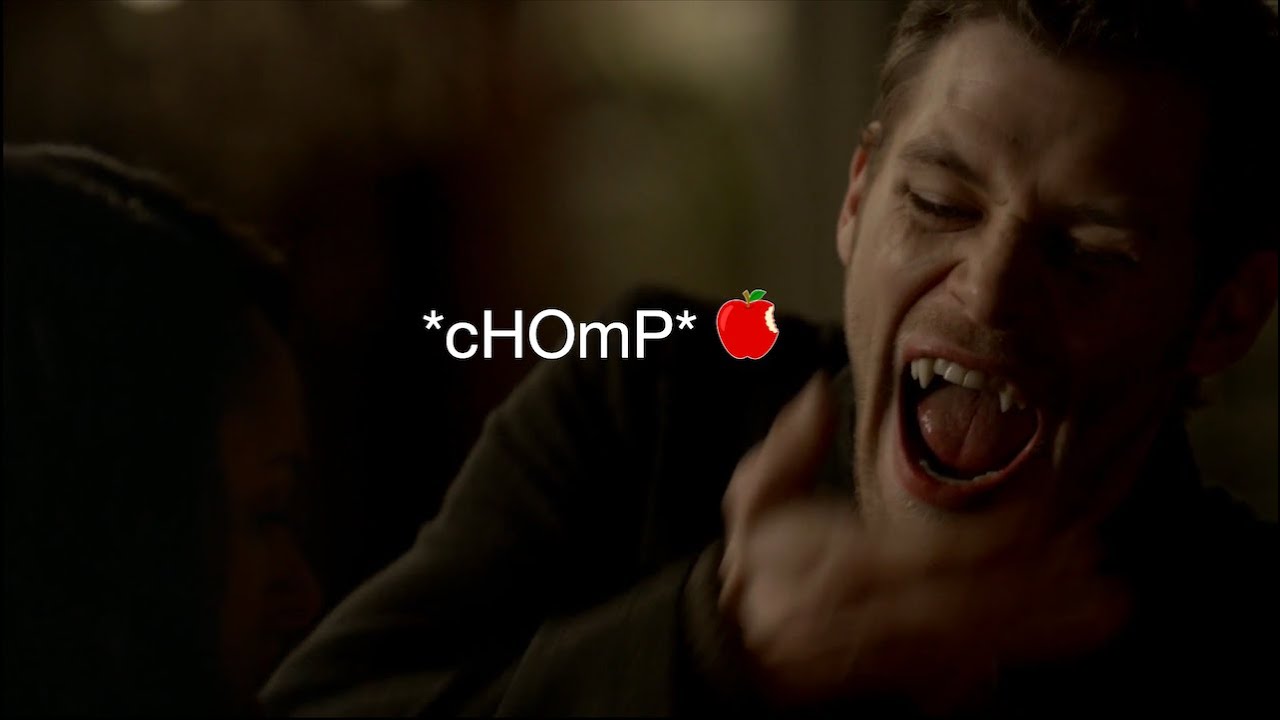 The Mikaelsons chomping their wrists for 45 seconds straight - YouTube