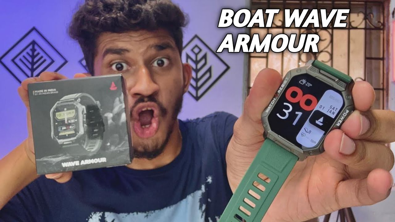 Boat Wave Armour Calling Smartwatch Unboxing and Full Detailed Review 😲 ...