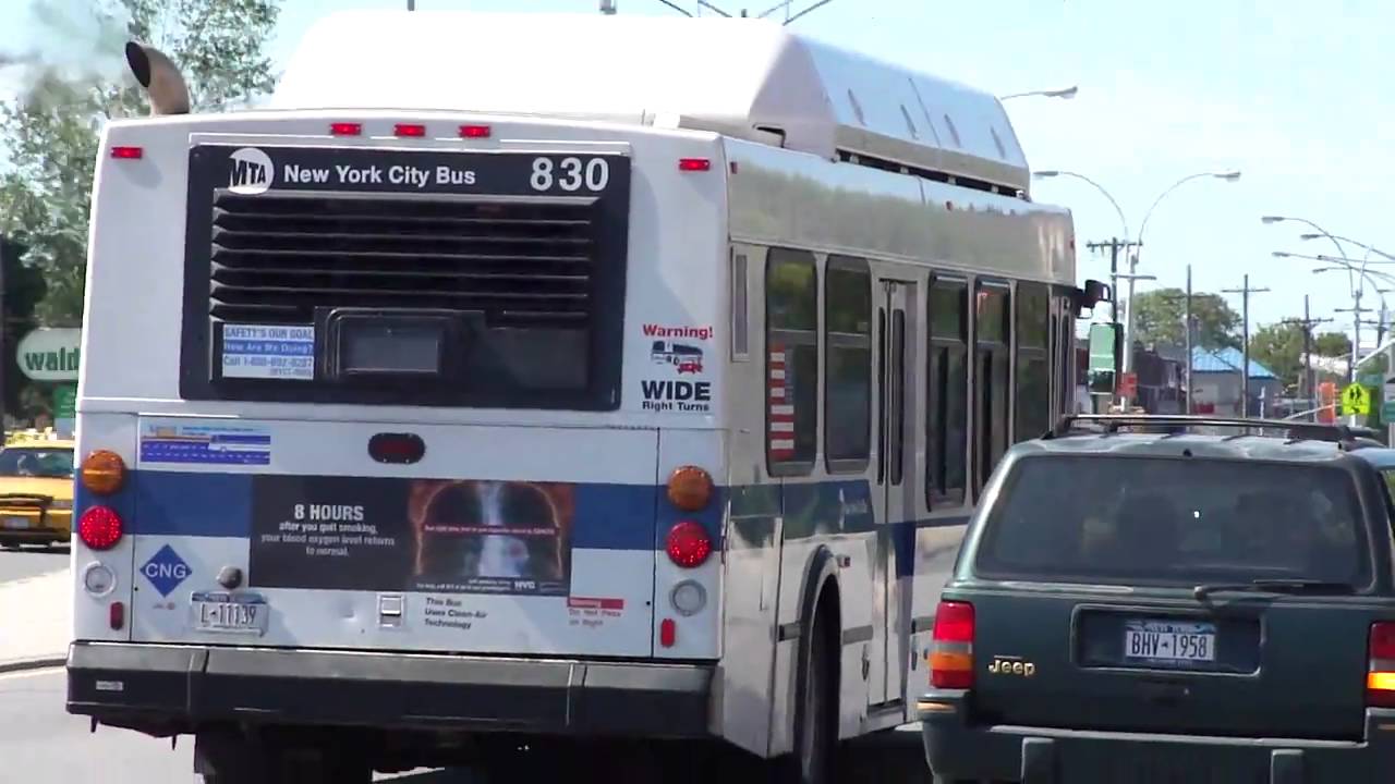 (830)1998-2000 New Flyer C40LF CNG Low Floor 830 on the B9 - YouTube