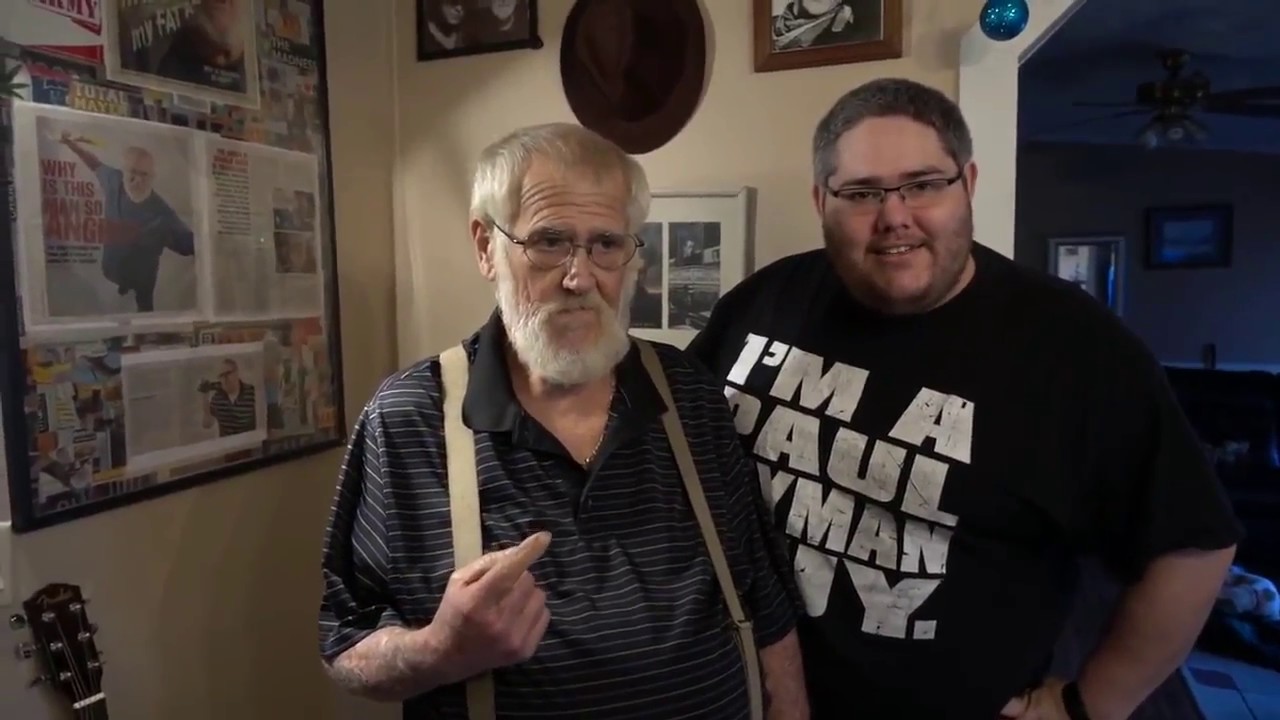 Pickleboy Shaves Angry Grandpa On Helium! - YouTube