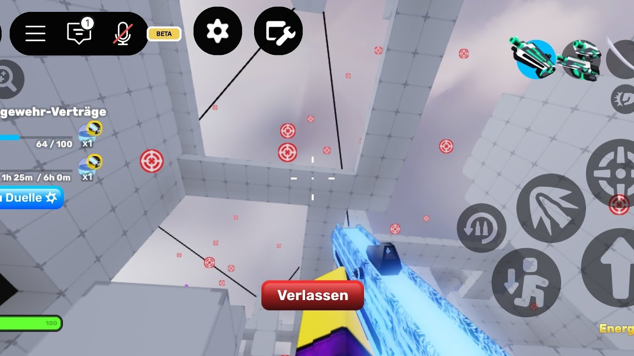 wie spielen RIVALS mit den LASER WAFFEN (ich war manchmal zu leise ...