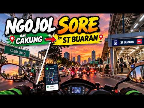 Ngojol sore melewati macet cakung