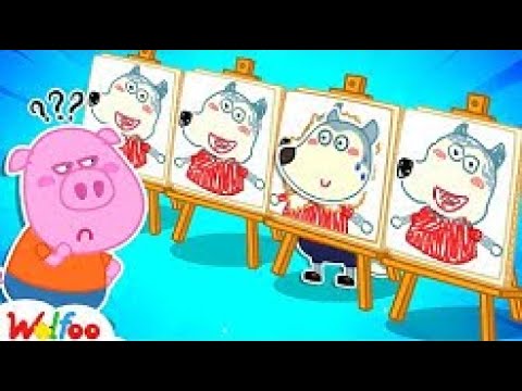 Extreme Hide and Seek in Wolfoo's Picture | Funny Stories for Kids ...